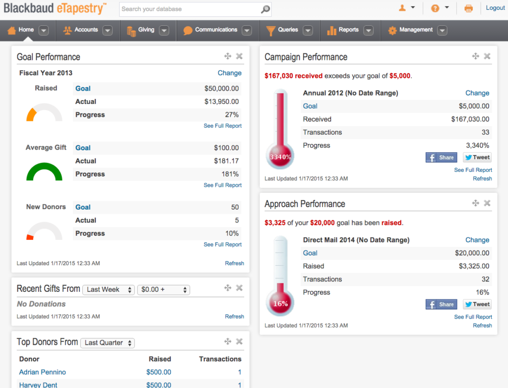 12 eTapestry Tips and Best Practices
