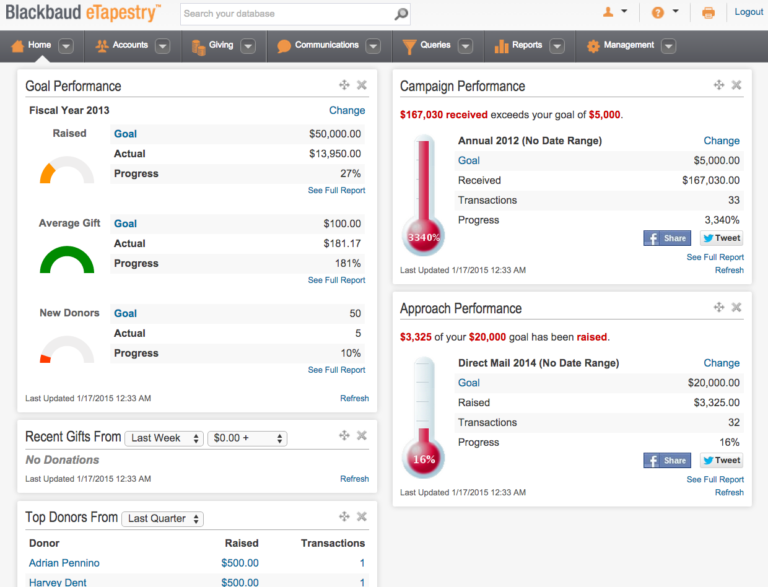 12 eTapestry Tips and Best Practices